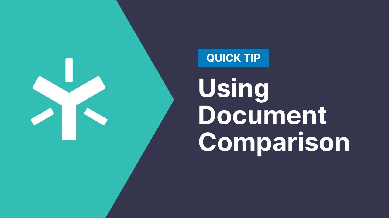 Using Document Comparison