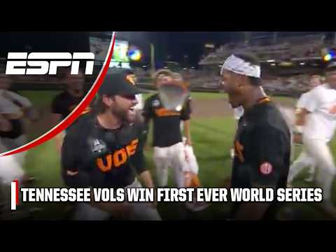 TENNESSEE VOLS WIN FIRST NATIONAL CHAMPIONSHIP IN PROGRAM HISTORY π | Men's College World Series