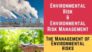 Environmental Risk and Environmental Risk Management (The Management of Environmental Risks)