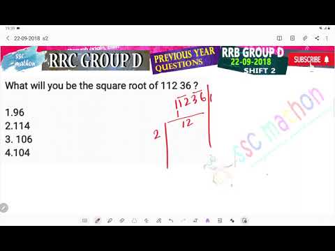 what will be the square root of 11236