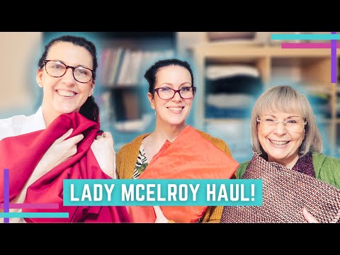 The "We're Not Buying Any Fabric " Lady McElroy Fabric Haul .... We Bought ALL The Fabric 😍😍😍