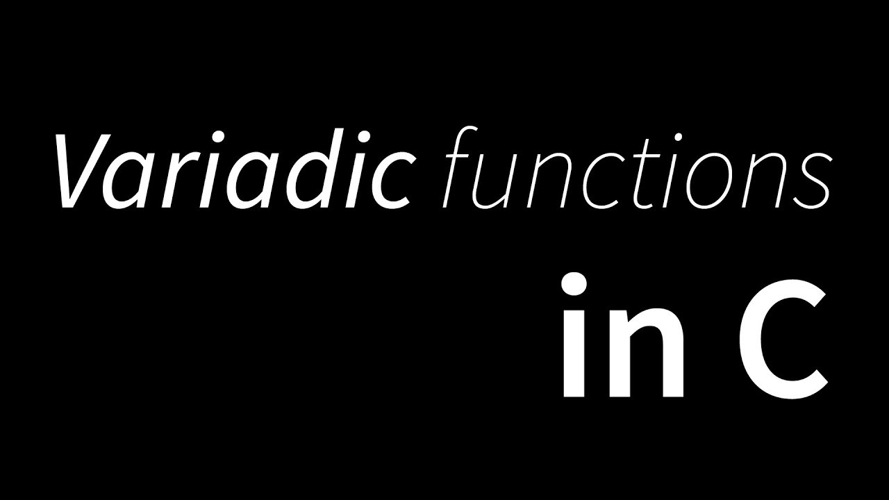 How to write C functions with variable argument lists.
