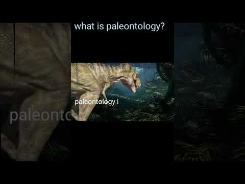 what is paleontology? with Simple words in urdu...