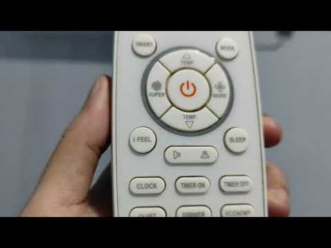 Fungsi "Economy" "Quite" "Dimmer" pada Remote AC Polytron Neuva Ice