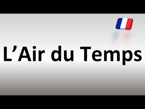 How to Pronounce L’Air du Temps? (Nina Ricci)
