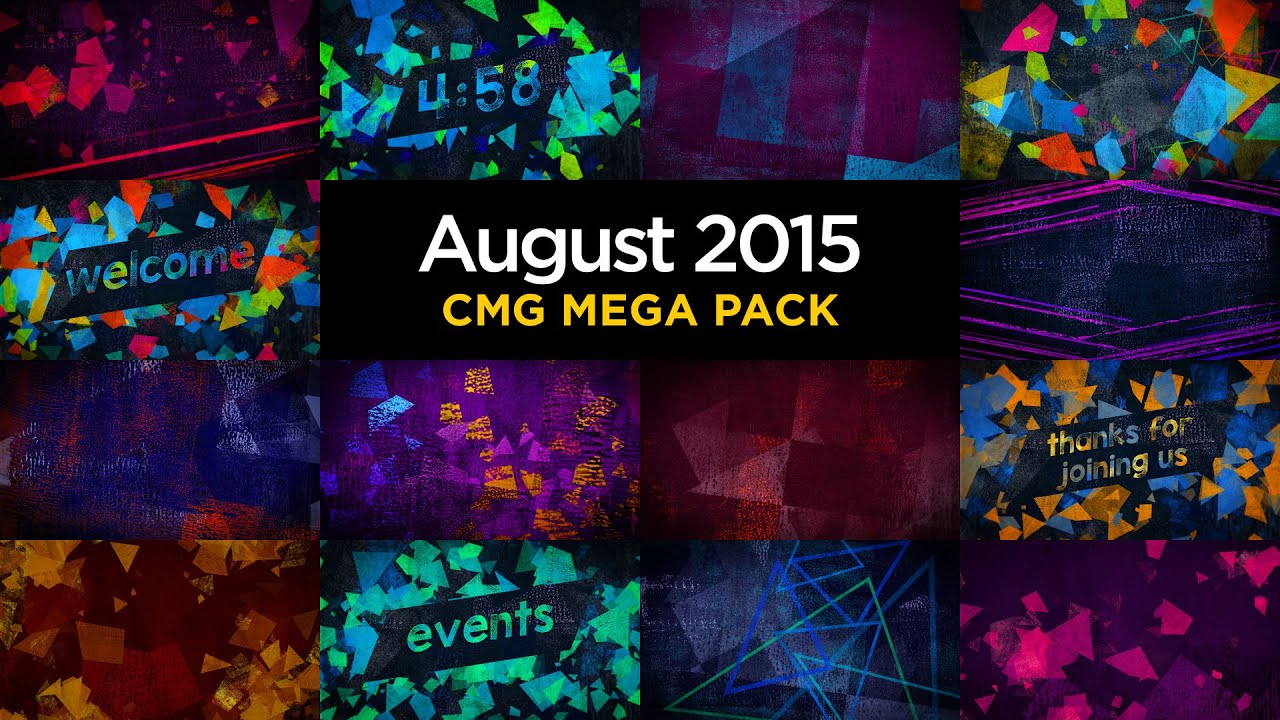 August 2015 CMG Mega Pack
