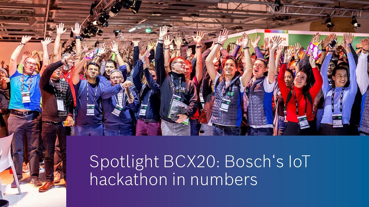 Spotlight BCX20: Bosch’s IoT hackathon in numbers