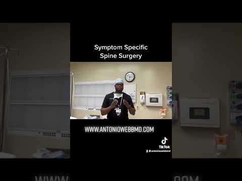 Symptom Specific Spine Surgery