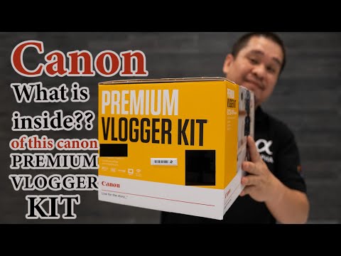 CANON PREMIUM VLOGGER KIT- WHAT IS INSIDE THE BOX?