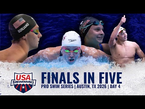 Final Night Of the 2026 USA Swimming Pro Swim Series Austin in Five ...