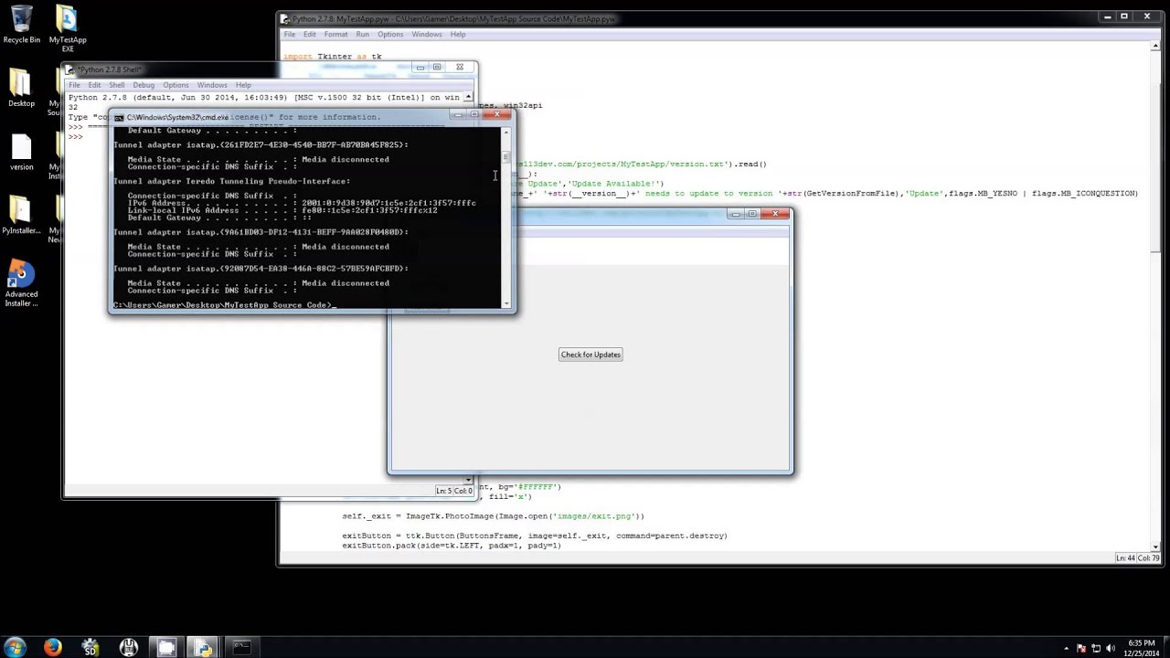 Python How to run an external executable using ShellExecute