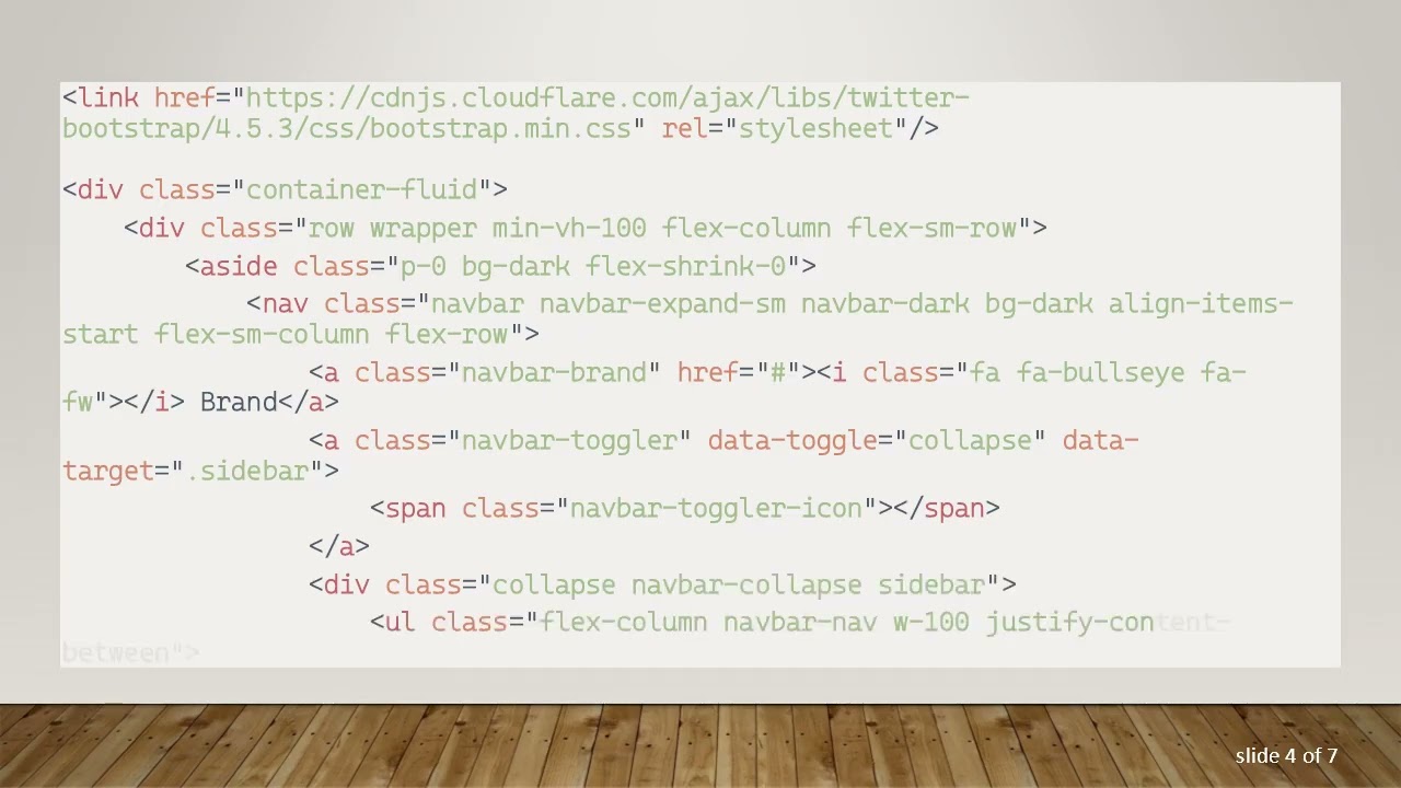 How to Make Bootstrap col-12 Sidebar Stack on Small Screens and Have a Fixed Width on Larger Screens