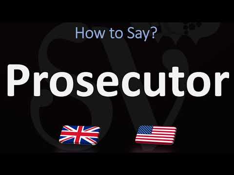 How to Pronounce Prosecutor? (2 WAYS!) UK/British Vs US/American English Pronunciation