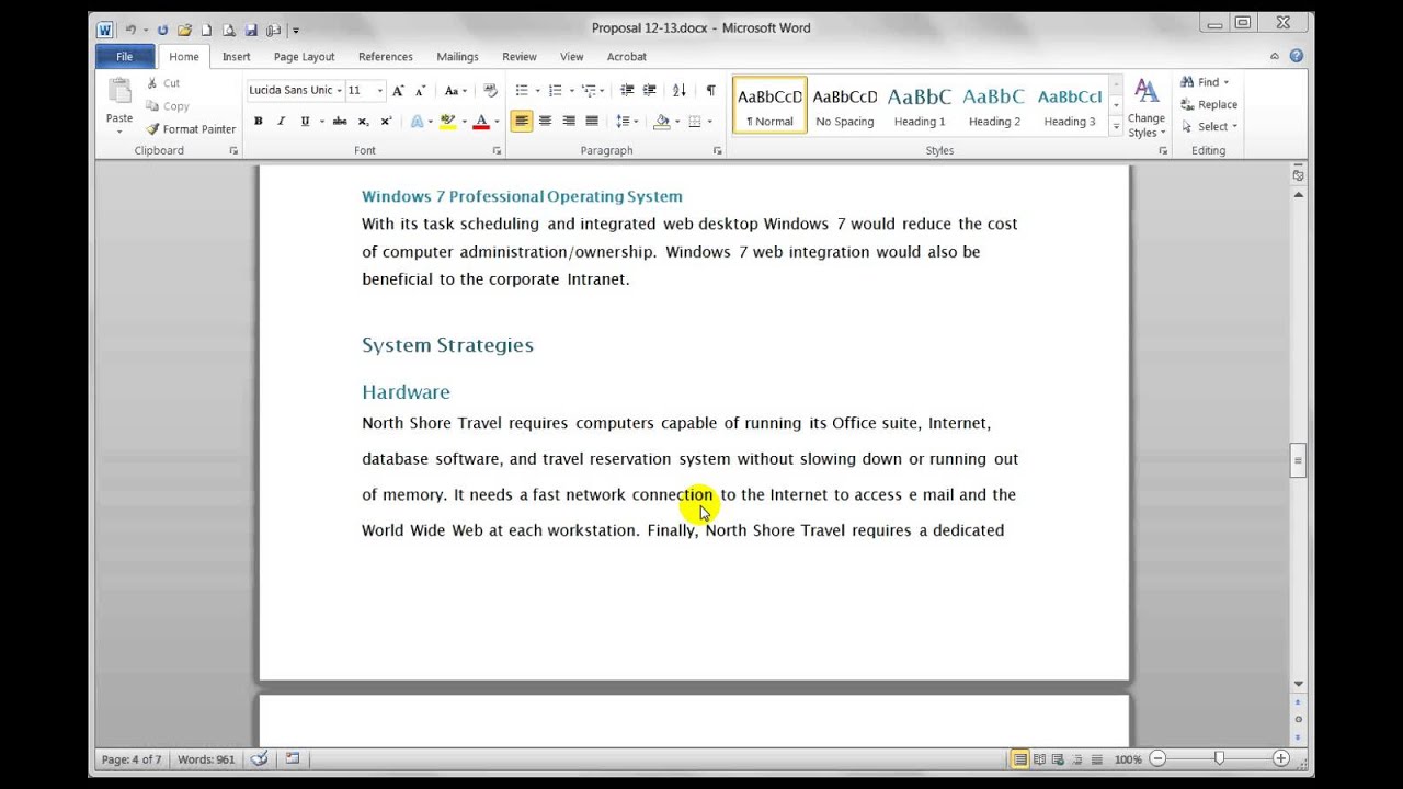 Microsoft Word Advanced 2010 - Footnotes and Endnotes