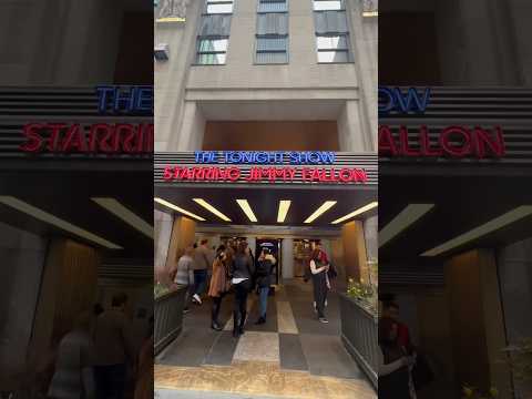 Shops at NBC Studios! Tonight Show Starring Jimmy Fallon, Rockefeller Plaza NYC! #shorts #nycwalk