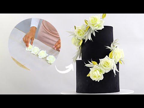 KUE ISOMALT BERCASCADING │ TEKNIK DEKORASI KUE BARU MENGGUNAKAN ISOMALT │ KUE MODERN │ KUE OLEH MK