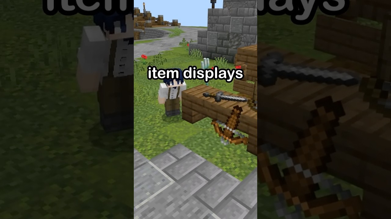 How to Display 3D Items in Minecraft Bedrock Edition #minecraft #minecraftbedrock