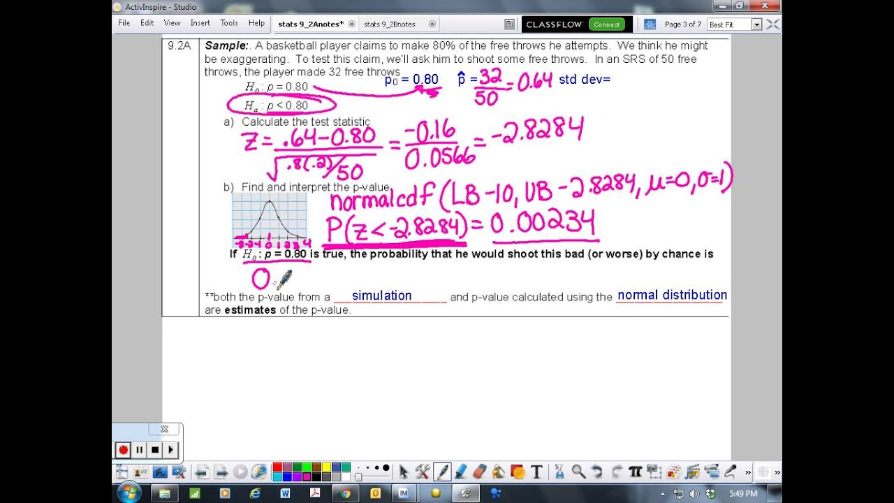 stats 9 2A notes