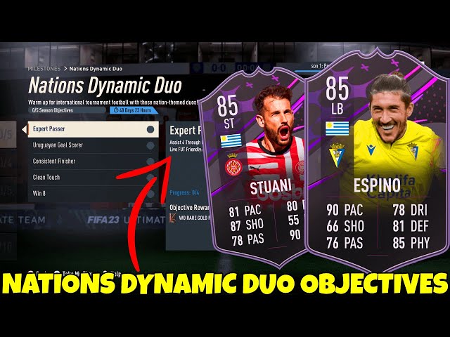FIFA 23 Stuani and Espino Dynamic Duos Objectives - How to complete ...