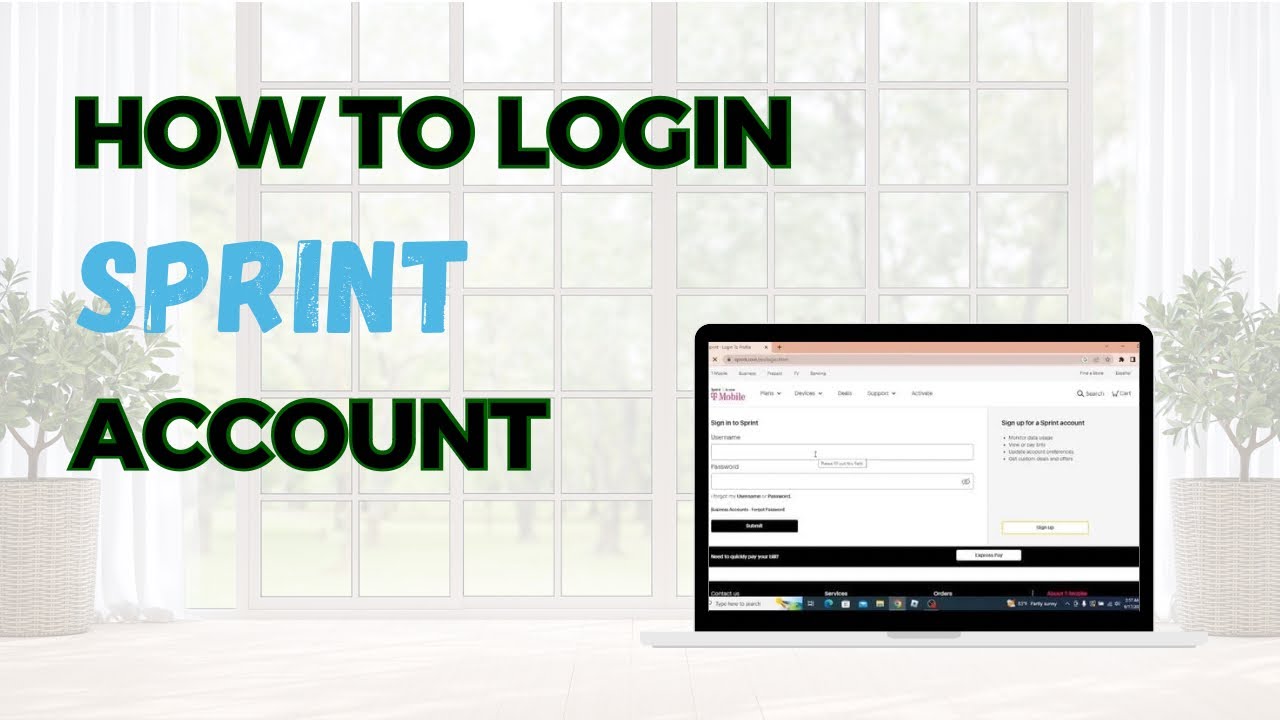 Login Sprint Account