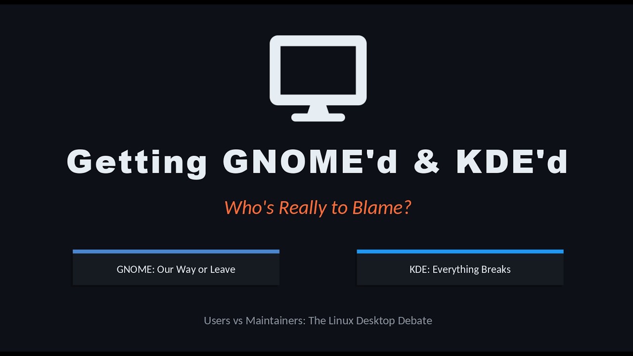Why Linux Users Are ABANDONING GNOME & KDE!