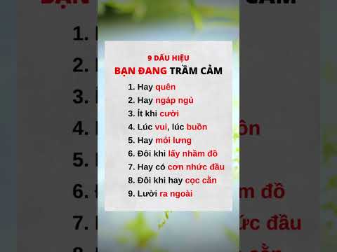 Dấu Hiệu Trầm Cảm #tramcam #shorts #dangkimba