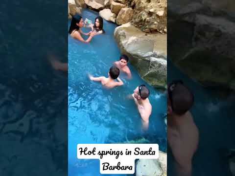 HOT SPRINGS IN SANTA BARBARA CA #travel #vlogger #viral #springs #nature #shorts