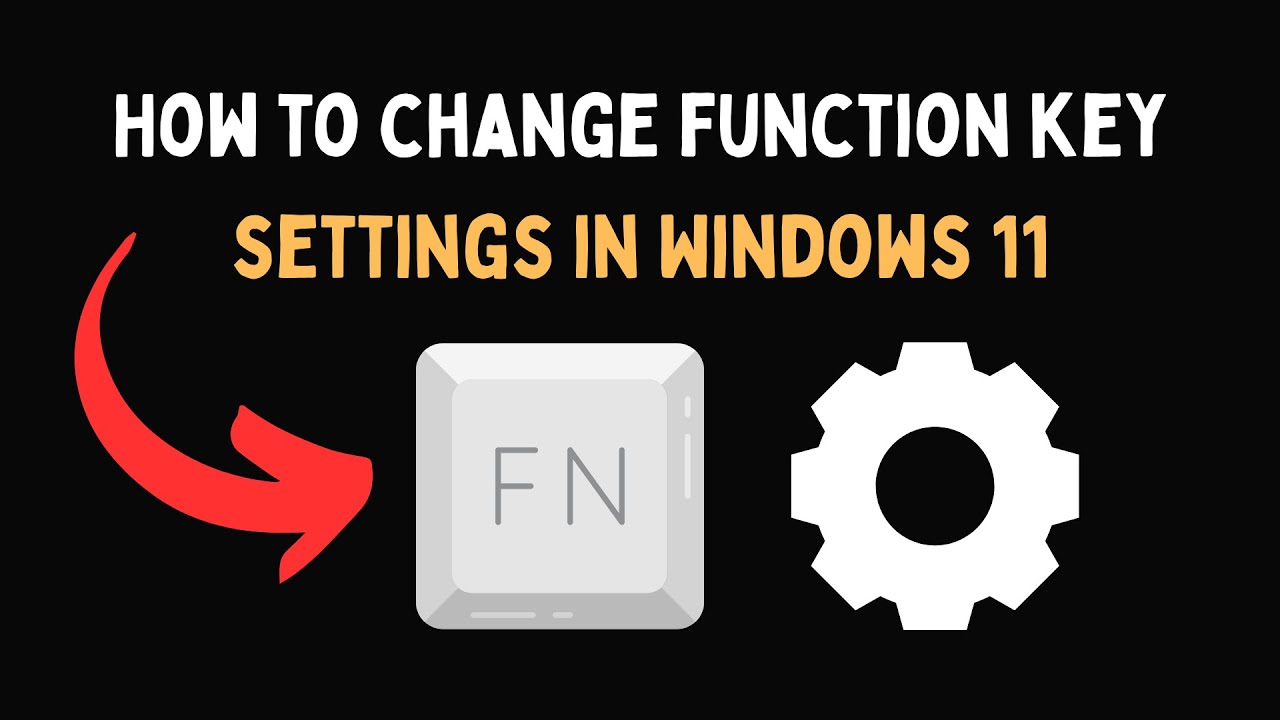 How to change function key settings in Windows 11