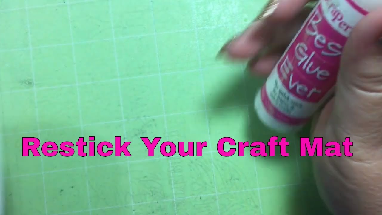 Restick Your Craft Mat with ScraPerfect