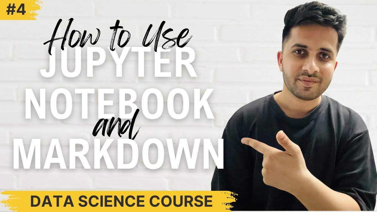 How to Use Jupyter Notebook & Markdown | Complete Python for Data Science Bootcamp