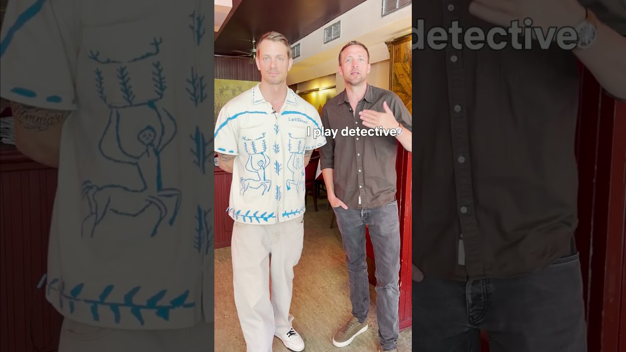 Tobias Santelmann as Harry Hole and Joel Kinnaman as Tom Waaler!!! 😍👏 #HarryHole
