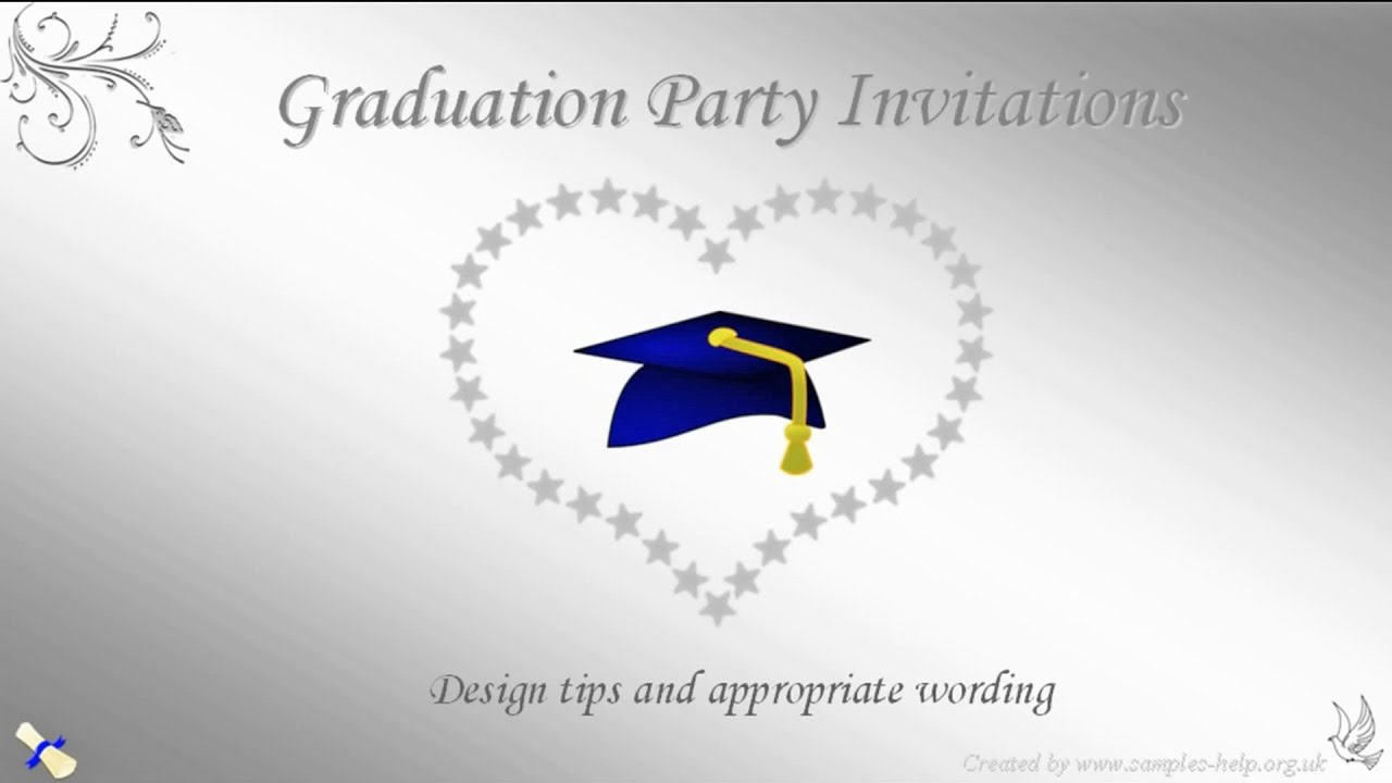 Graduation Party Invitation Wording