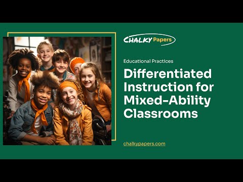 Differentiated Instruction for Mixed-Ability Classrooms - Essay Example