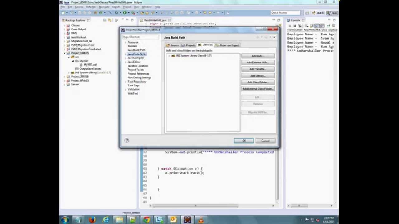 JAXB Process (Unmarshalling)