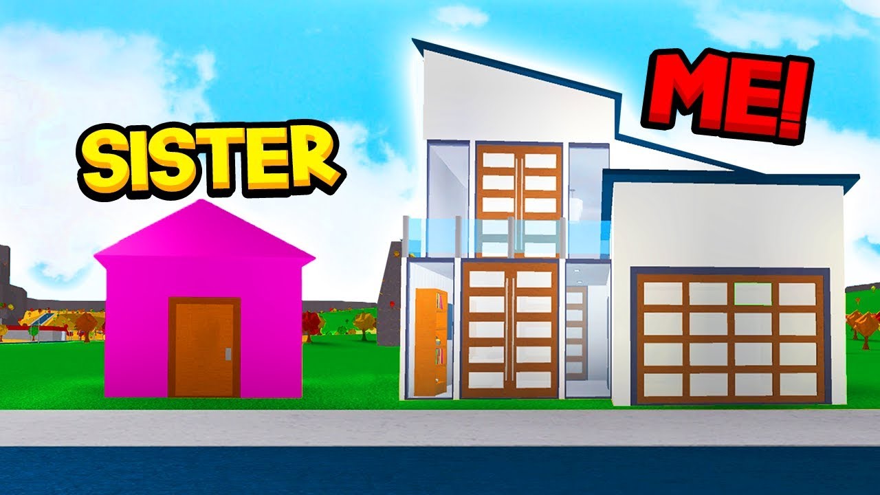 BROTHER Vs SISTER 10 MINUTE BLOXBURG BUILD OFF CHALLENGE!! (Roblox)