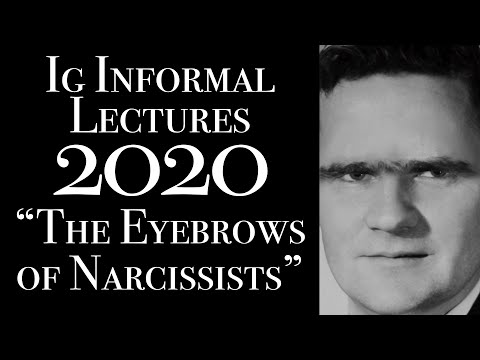 The Eyebrows of Narcissists [Ig Informal Lecture] – Improbable Research