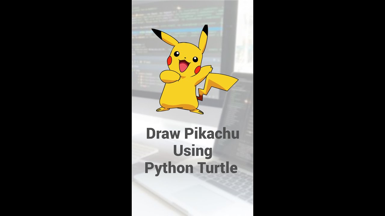 Pikachu using Python Turtle
