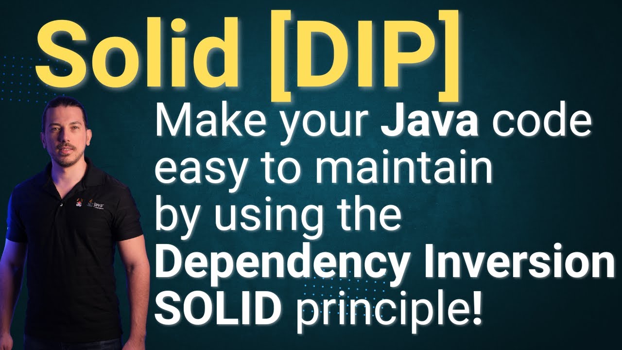 SOLID Dependency Inversion [DIP] | Create Easy to Maintain Java Code!