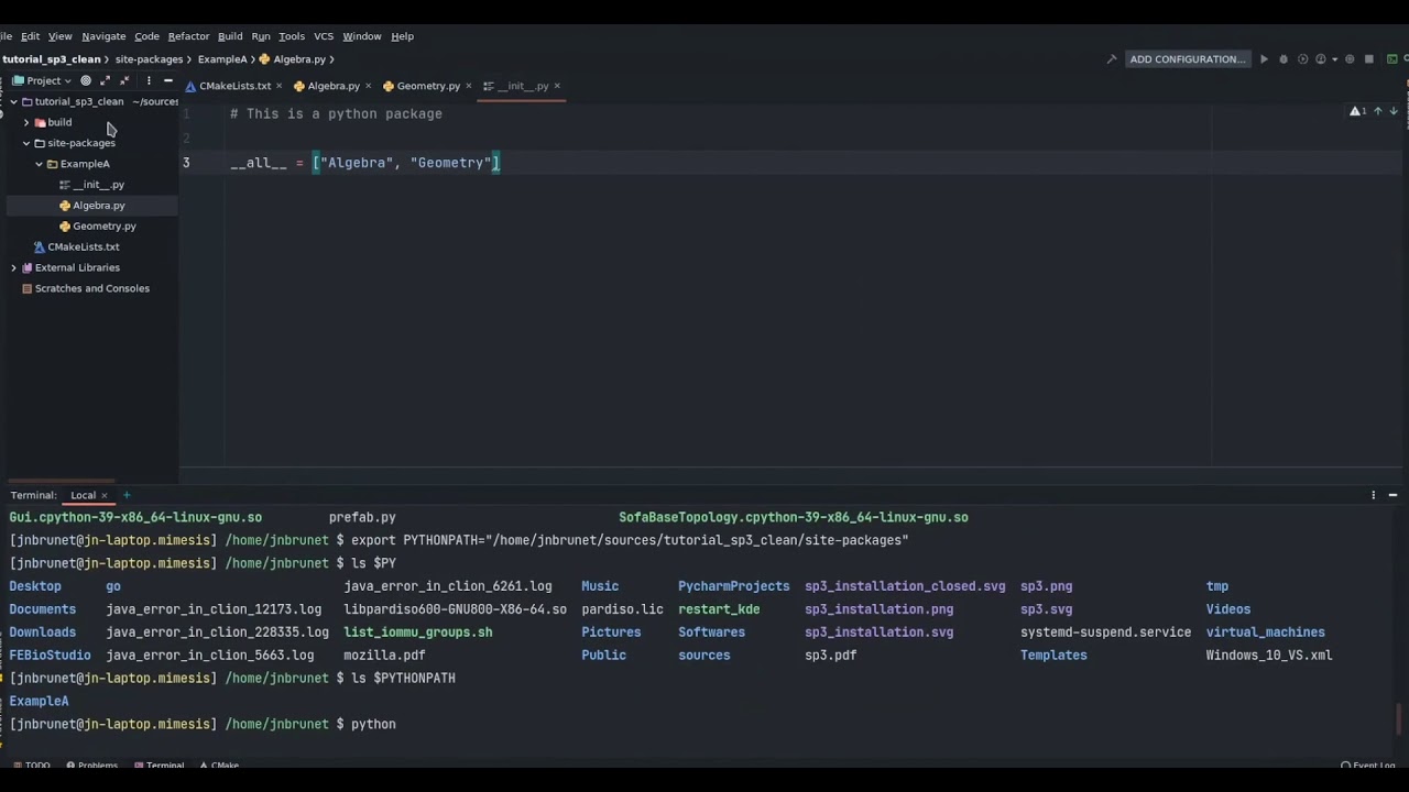 Creating python bindings with pybind11 and SofaPython3
