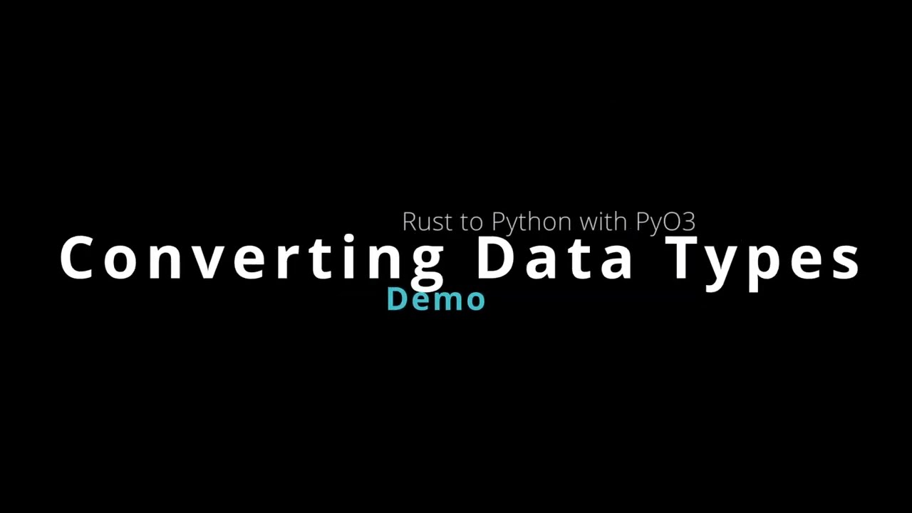 Converting Rust Data Types to Python with pyo3