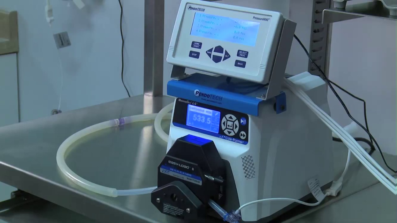 PendoTECH PressureMAT to Masterflex Pump