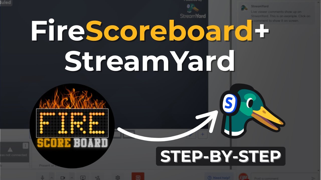 FireScoreboard for StreamYard: Step-by-Step Setup