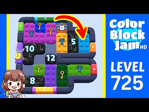 Level 733 Guide - Color Block Jam Walkthrough