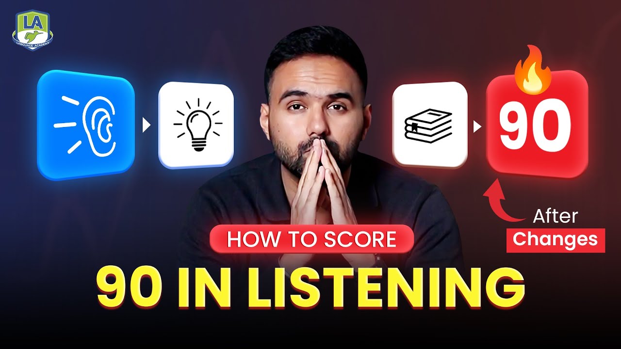 PTE Listening: Score Perfect 90 After Changes | Tips, Template and Strategies | Practice Plan