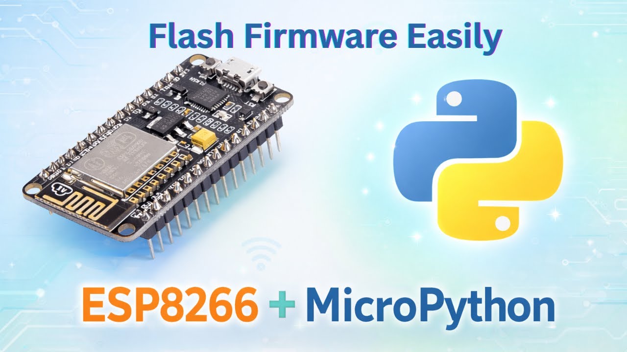 How to Flash MicroPython Firmware on ESP8266 | Step-by-Step Tutorial