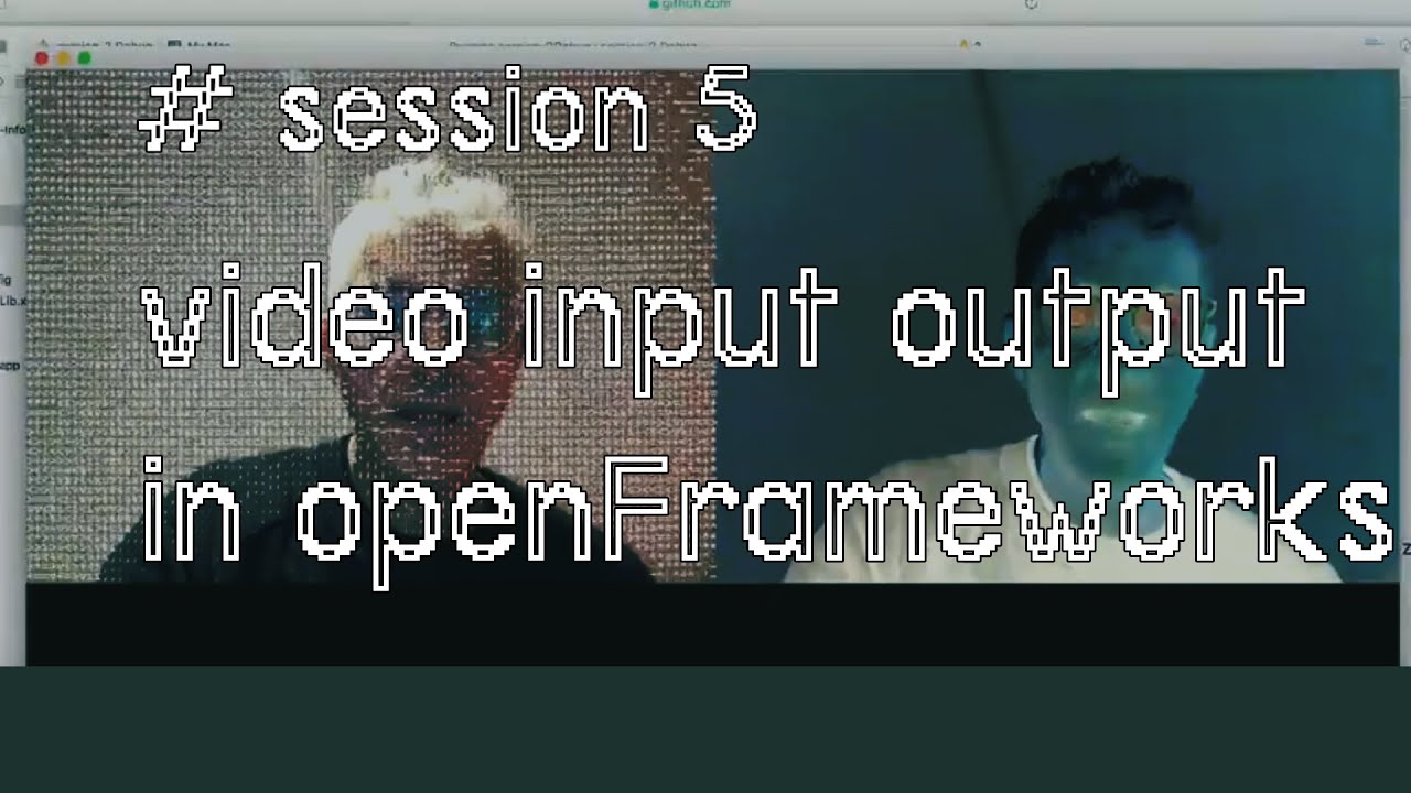 openFrameworks creative coding: Video input and manipulation