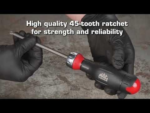 41-PC. Dual Ratcheting Screw & Nut Driver Set (SBDR41SN)