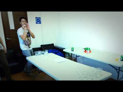 Beer Pong in the Office
