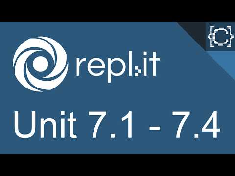 Units 7.1 - 7.4 | Lists | CodingBytes Python REPL.it speedrun