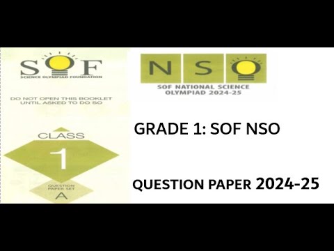 #SOF#NSO#class#1#grade#1#science#olympiad#previous#year#question#paper#2024#2025#2026#